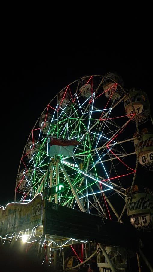 The Beauty of the Ferris Wheel at the Fair Stock Photo - Image of ...