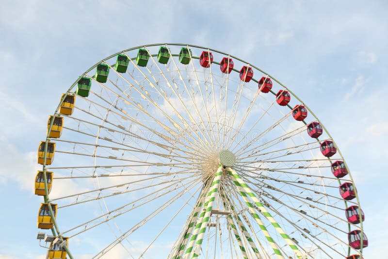 Ferris Wheel at the fair stock image. Image of leisure - 139667283