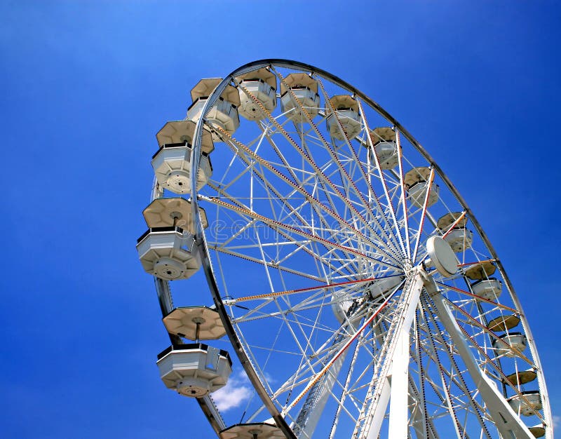 Ferris Wheel stock image. Image of circle, grey, park - 52359549