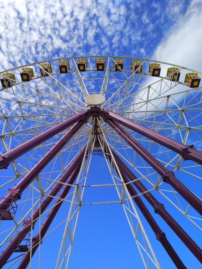 Ferris wheel stock photo. Image of circus, carriage - 113812442