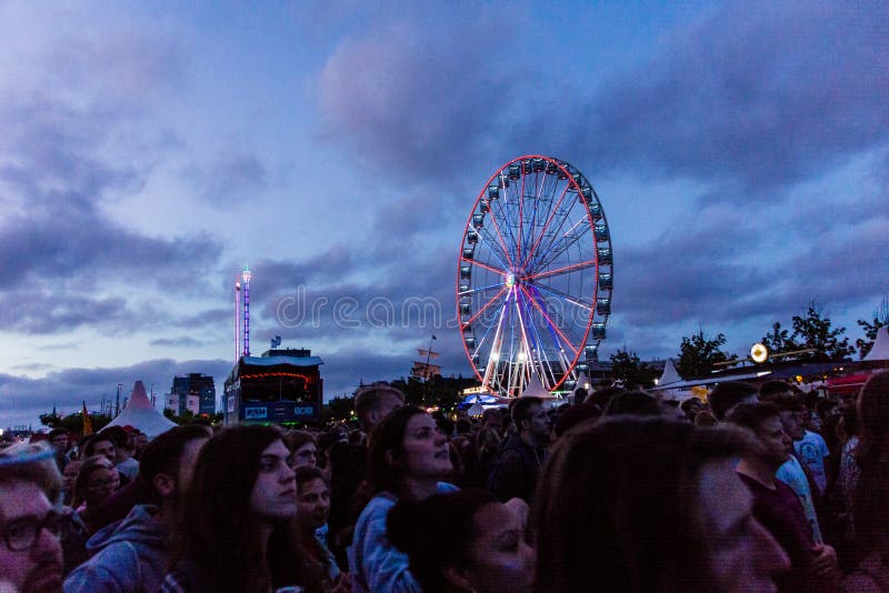Ferris Wheel during Kiel Week Editorial Photography - Image of musician ...