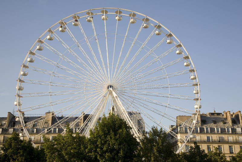 Ferris Wheel, Paris, France Stock Photo - Image of curve, tourism: 10673598