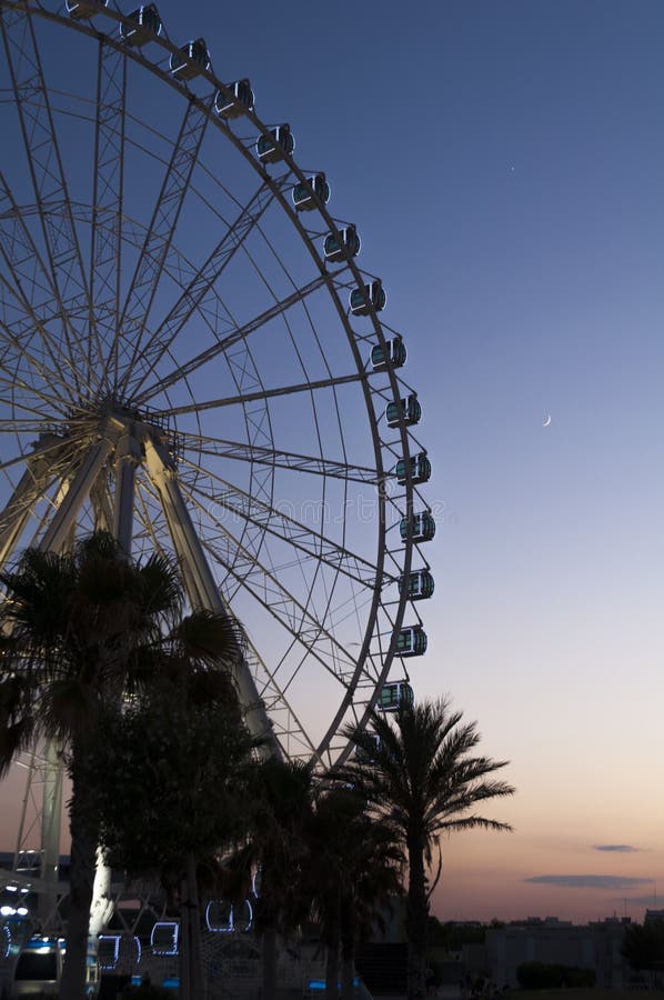Carousel Circle with Ribbons Stock Photo - Image of round, blue: 111301806