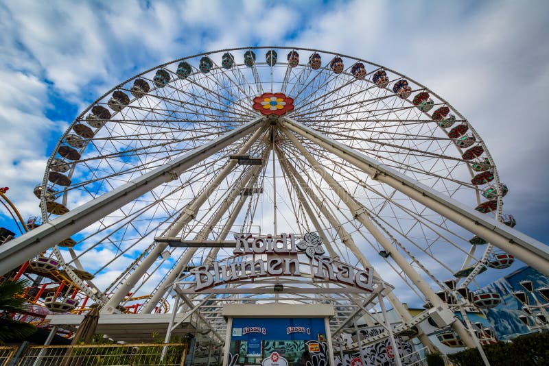 Ferris Wheel at Prater, in Vienna, Austria. Editorial Photo - Image of ...