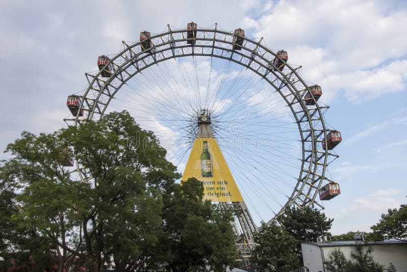 The Ferris Wheel at the Prater in Vienna, Editorial Photo - Image of ...