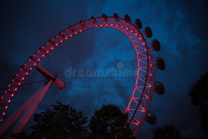 Ferris Wheel editorial photo. Image of blurred, nature - 88597016