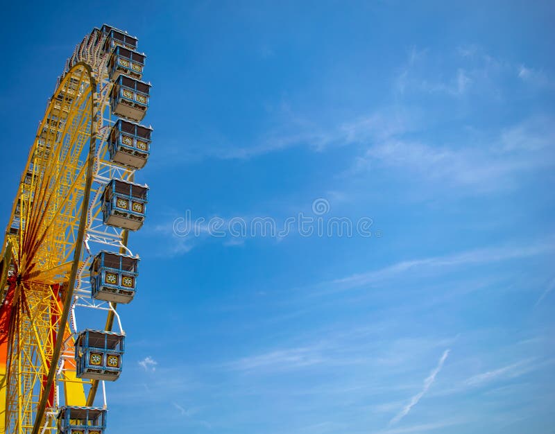 Ferris Wheel on a Spring Festival Stock Photo - Image of cultures ...