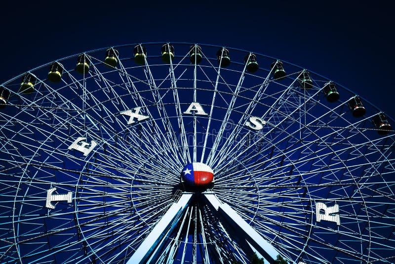 Ferris Wheel at State Fair of Texas Editorial Photography - Image of ...