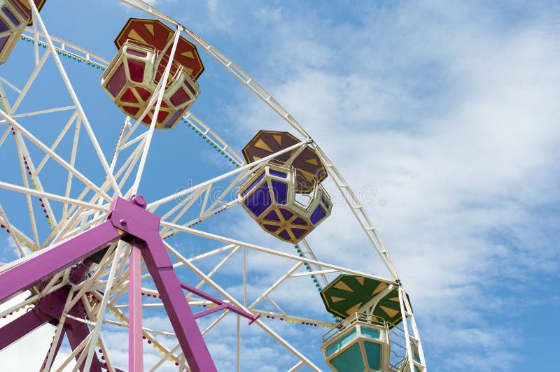 Ferris wheel stock image. Image of colorful, attraction - 56594867