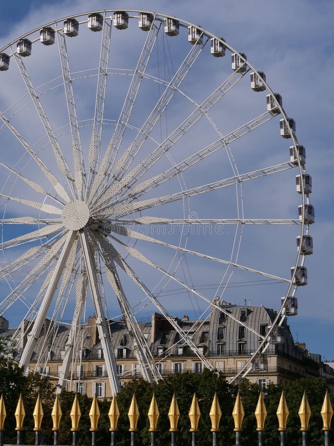 The Eyes of Paris.Ferris Wheel. Editorial Photo - Image of wheel ...