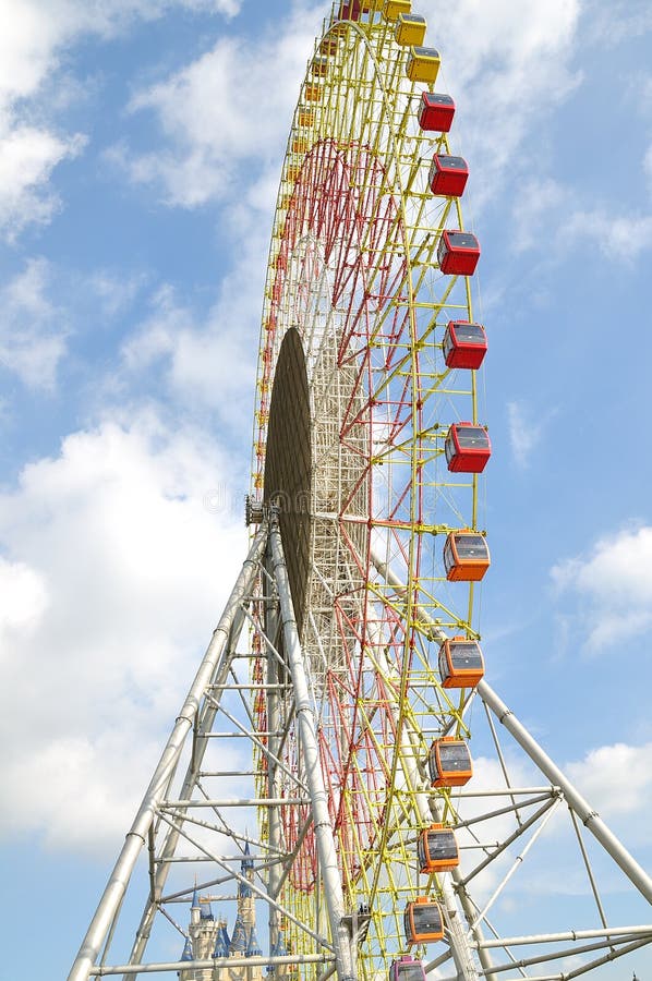 The Ferris Wheel At Suzhou,China Stock Image - Image of place, wheel ...