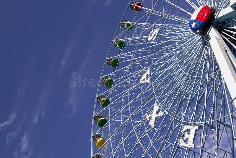 Ferris Wheel in Texas stock photo. Image of wheel, horizontal - 34528210