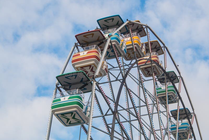 Ferris Wheel Top stock image. Image of circle, roundabout - 58402605