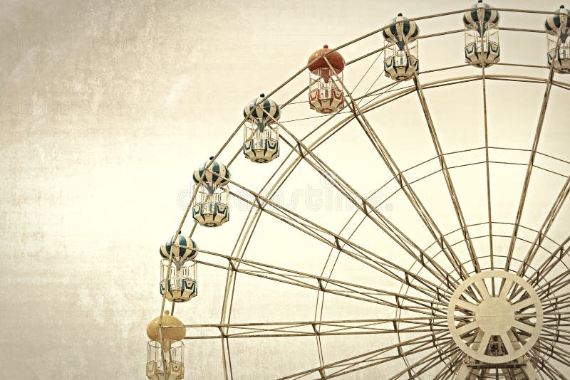 Old ferris wheel stock image. Image of ferris, recreation - 9023797