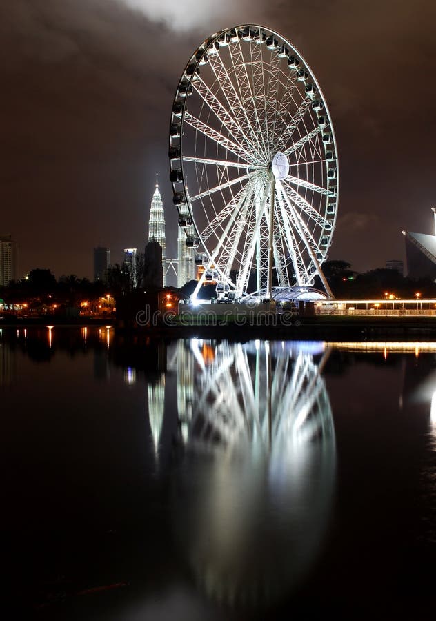 The Belfast Eye stock photo. Image of hall, night, view - 3607768