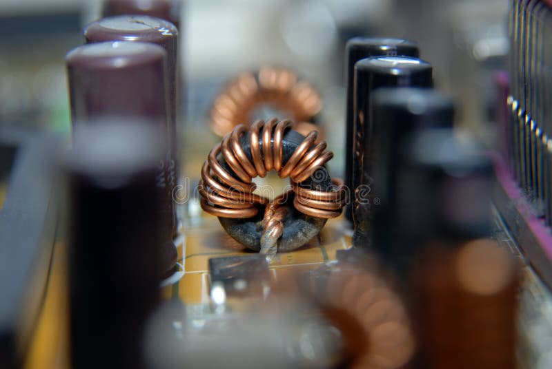 Ferrite coil stock image. Image of cooler, board, coil - 31236013