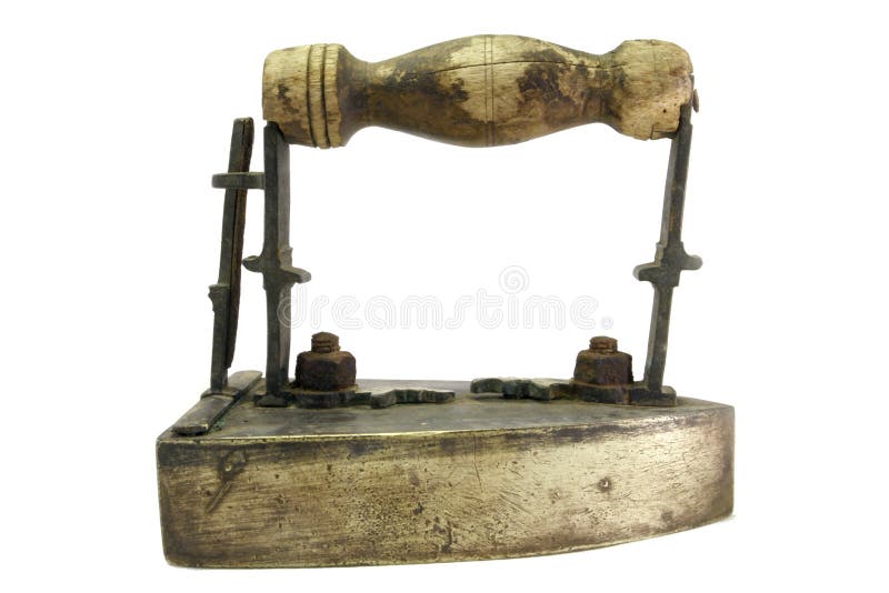 Ferro piano antico fotografia stock. Immagine di ferri - 17373372