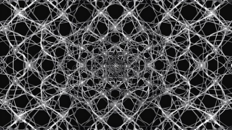 Ferrofluidal Frenzy: Fractal Gridscape Stock Photo - Image of ...