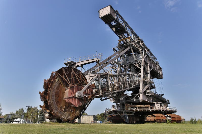 Ferropolis stock photo. Image of brown, machines, engineering - 88784254