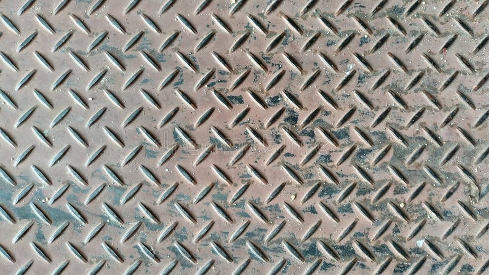 Ferrous Metal Surfaces for Roads and Walkways Pattern Textures Stock ...