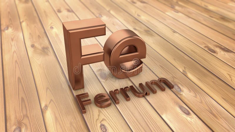 Ferrum text sign stock image. Image of healthy, periodic - 96557357
