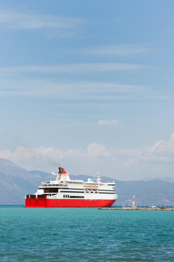 Ferry boat stock image. Image of passagers, ferry, ship - 20735337