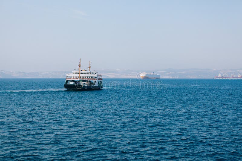 Ferry boat stock image. Image of holiday, help, railing - 48202163