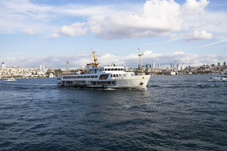 Ferry boat stock photo. Image of ship, structure, bosphorus - 35075366