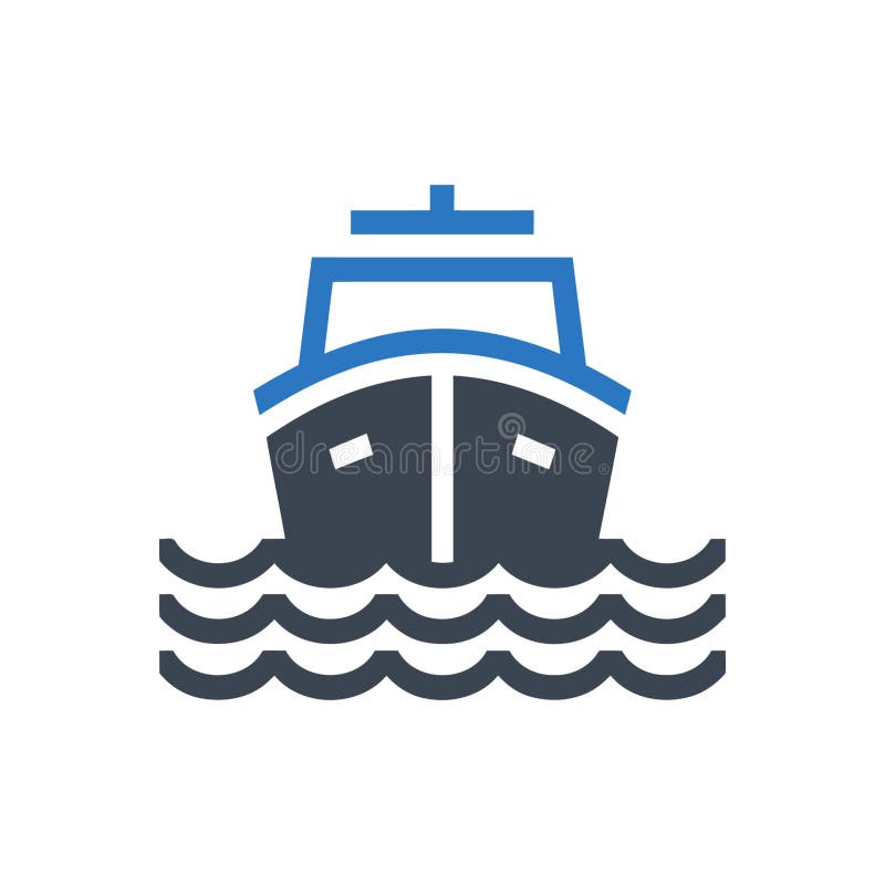Ferry Boat Icon stock vector. Illustration of ferry - 361529242