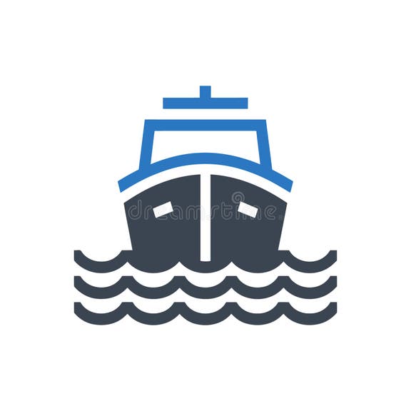 Ferry Boat Icon stock vector. Illustration of ferry - 361529242