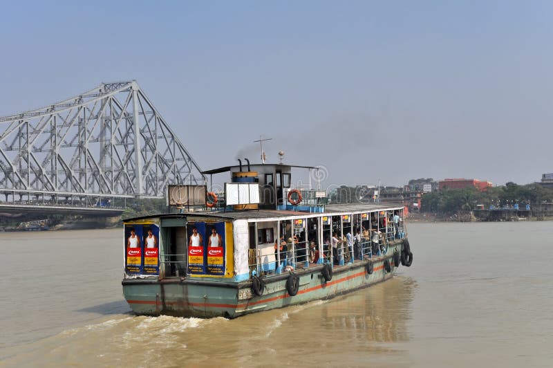Ferry Boat in Kolkata editorial photo. Image of heading - 16349416