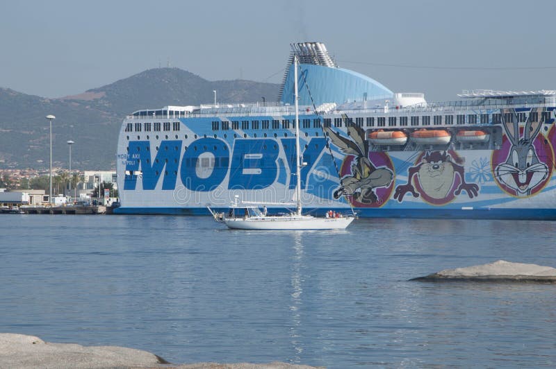 Ferry boat moby editorial stock image. Image of modern - 51938994
