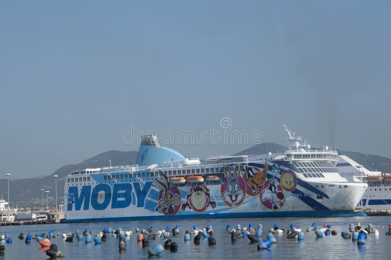 Ferry boat moby editorial photography. Image of island - 51942112