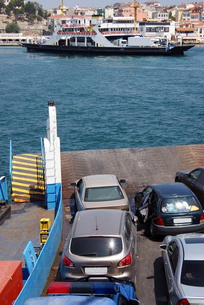 Ferry boat ramp stock photo. Image of diesel, fast, paddler - 15625178