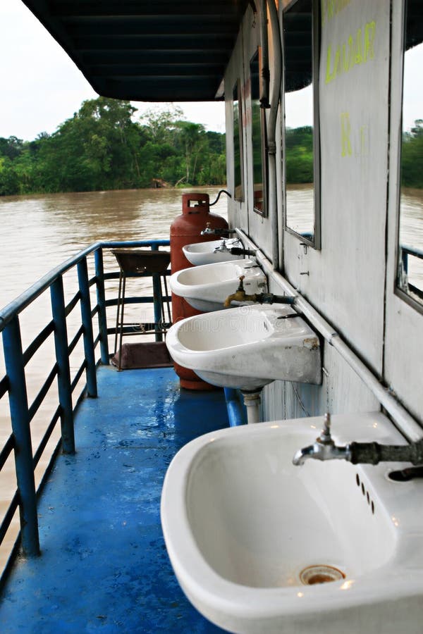 Ferry Boat Sink stock photo. Image of amazon, sink, muddy - 20141544