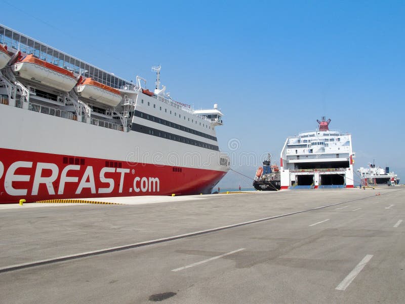 Ferry boats editorial photography. Image of travel, greece - 26156022