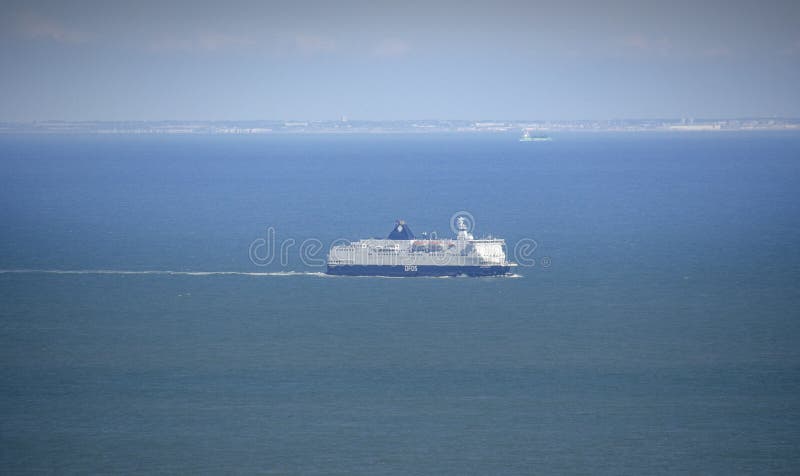Ferry Boats on the English Channel Editorial Image - Image of adventure ...