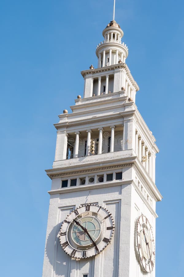 Clock Tower, Ferry Building, San Francisco, CA Stock Photo - Image of ...