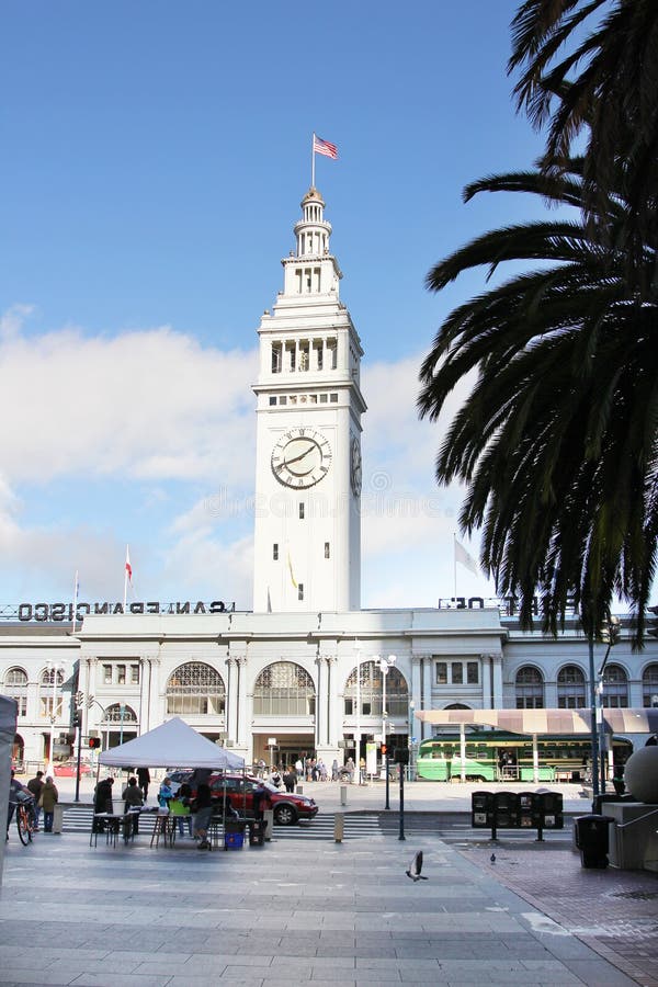 Ferry Building in San Francisco Editorial Stock Image - Image of harbor ...