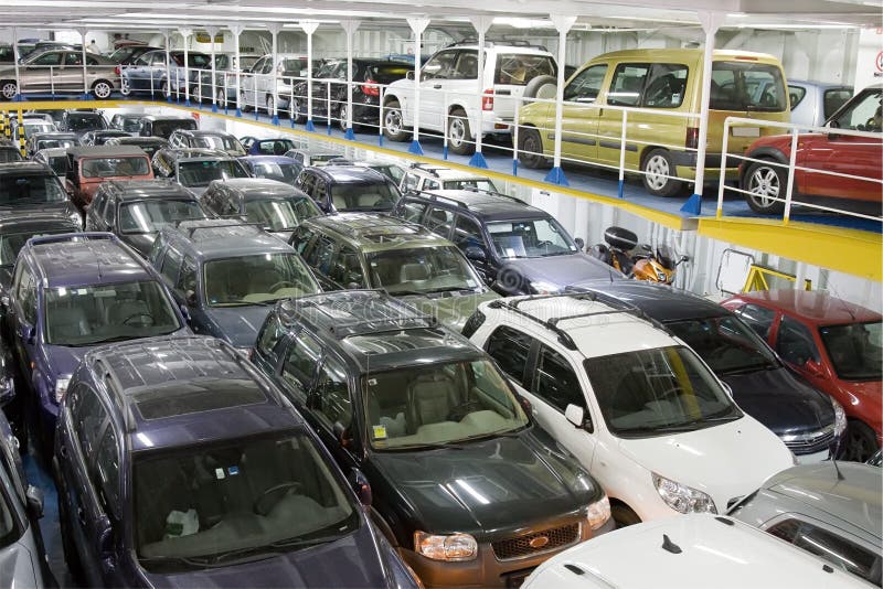 Ferry Car Deck stock photo. Image of cars, parked, vehicle - 15249914