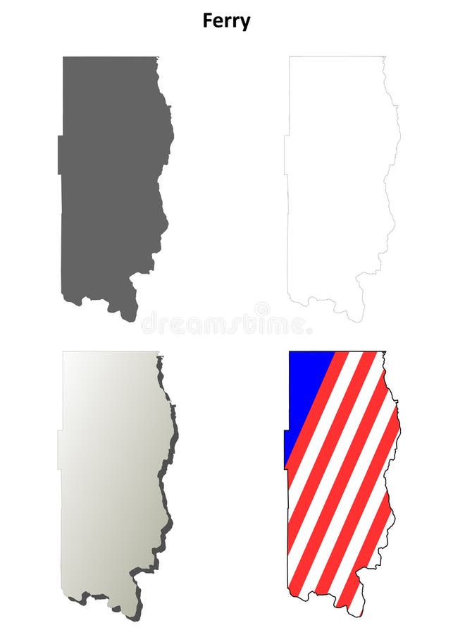 Ferry outline illustration stock vector. Illustration of ferries ...