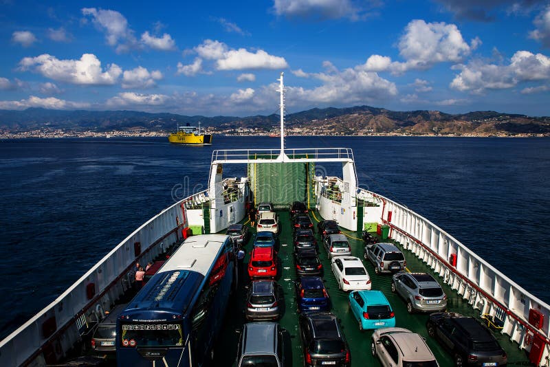 Messina Strait stock photo. Image of waves, hills, blue - 35141852