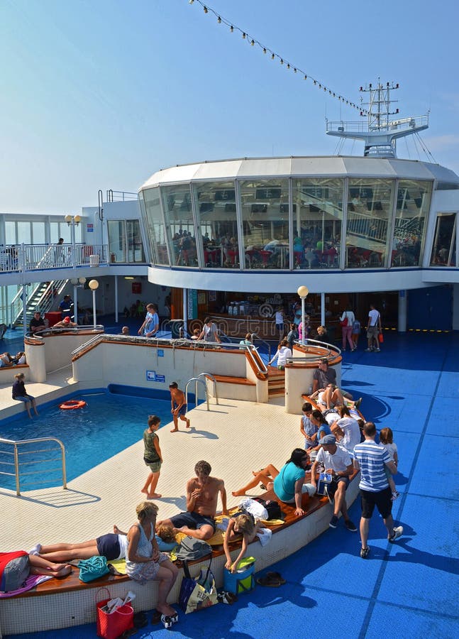 Ferry deck editorial photography. Image of ship, cruising - 32794267