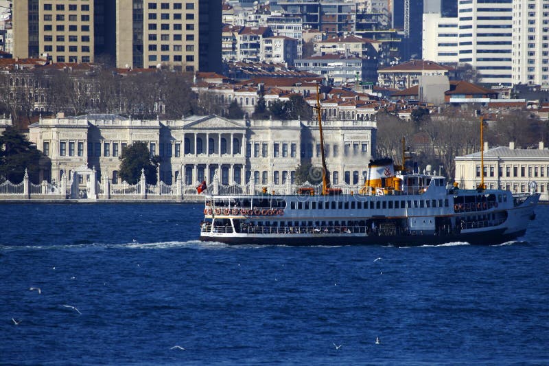 11-11-2021 Istanbul-Turkey Ferry Expedition in the Bosphorus Editorial ...