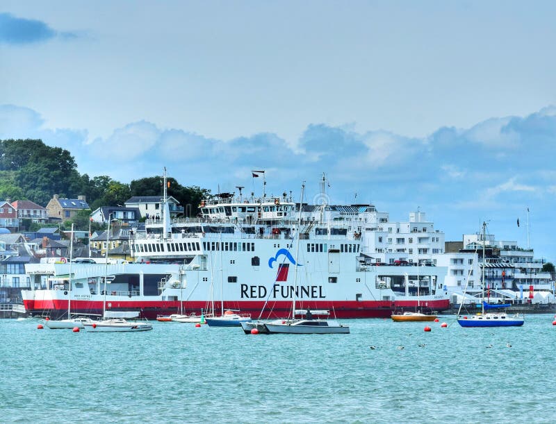 Ferry in the Harbour East Cowes, Isle of Wight Editorial Image - Image ...