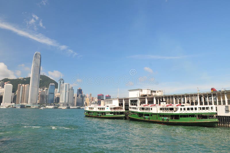 Ferry pier editorial image. Image of ship, centre, commercial - 43658090