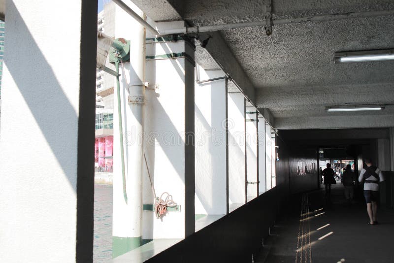 Ferry Pier in Tst, Hong Kong Editorial Photography - Image of travel ...