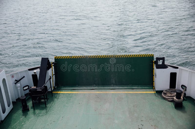 Ferry Sails on the Sea Boat Trip Stock Photo - Image of nautical, ocean ...