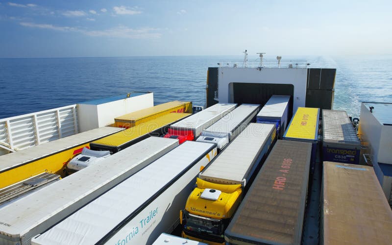 Ferry transport editorial photography. Image of service - 146484097