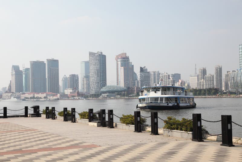 Ferry in Shanghai, China editorial photo. Image of chinese - 34127271